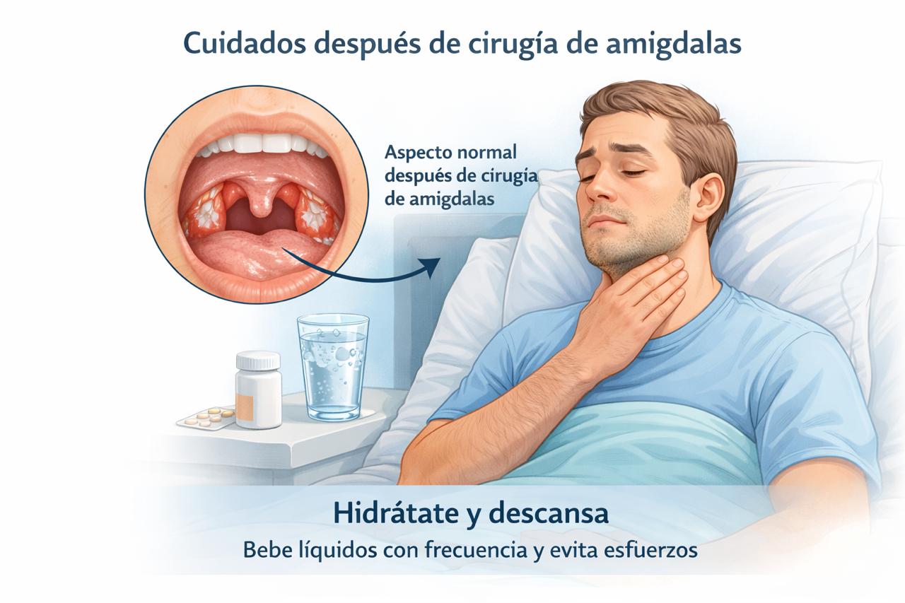 Cirugía de amígdalas: cuidados y signos de alarma